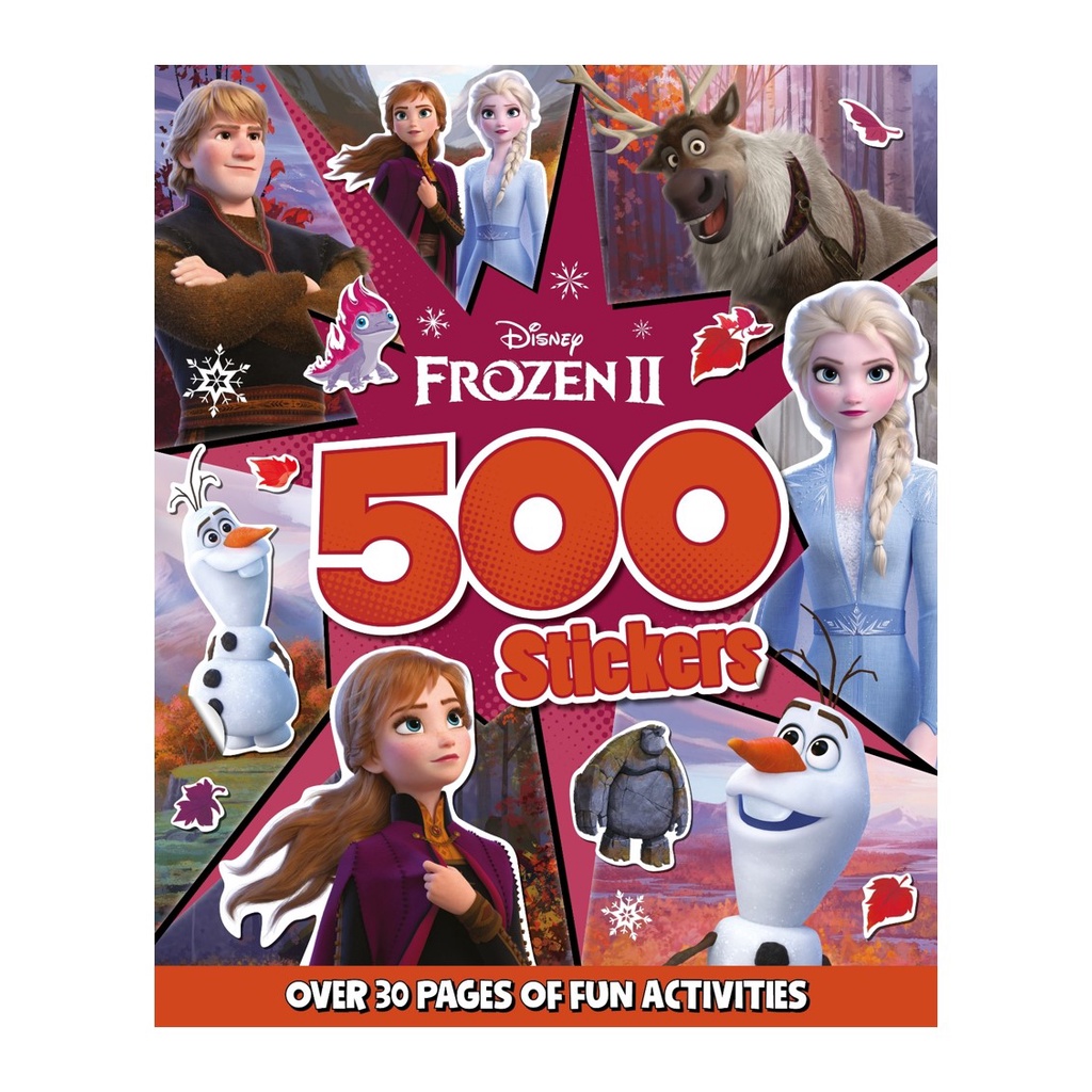 Frozen 2 Disney 500 Stickers Activity Book with activities & puzzles ...