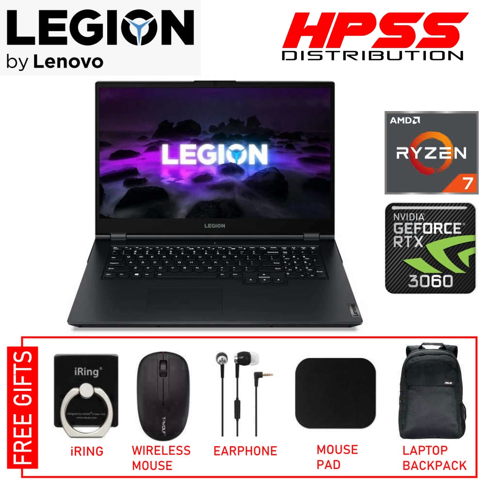 LENOVO LEGION 5 15ACH6H 82JU007AMJ STINGRAY WHITE 82JU004RMJ 15.6'' FHD ...