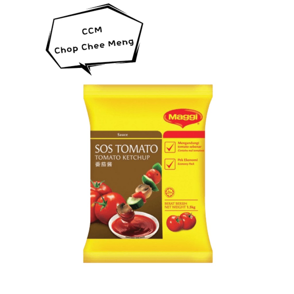 MAGGI SOS TOMATO/TOMATO SAUCE Pouch - 1.5KG | Shopee Malaysia