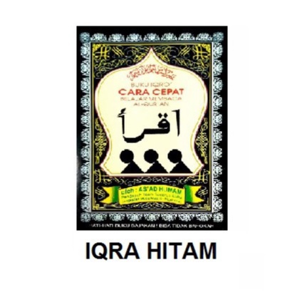 MARI MEMBACA IQRA EDISI LENGKAP 1 HINGGA 6 SATU BUKU IQRA HITAM | REHAL ...