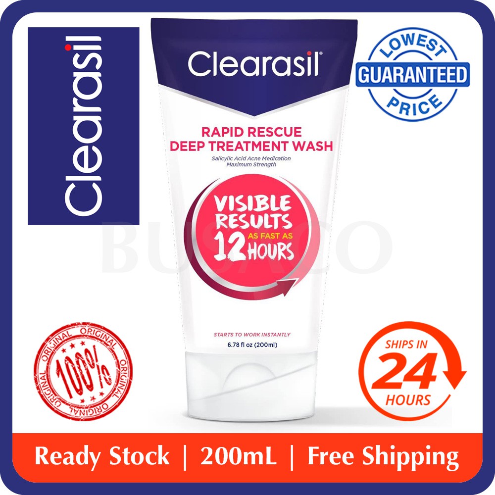 🔥In Stock🔥 200mL | Clearasil Rapid Rescue Deep Treatment Wash | Acne ...