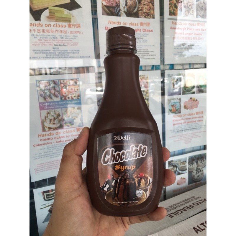 Delfi chocolate syrup / chocolate flavour 450g | BeeCost