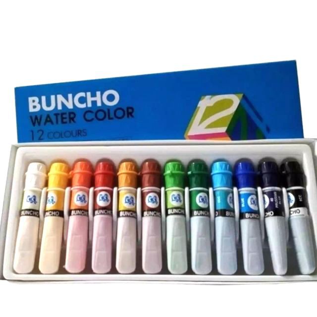 Buncho Water Colour 6cc ( 12 Colour )/box | Shopee Malaysia