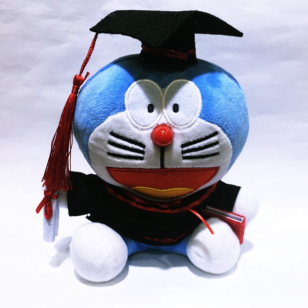 GRADUATION DORAEMON SOFT TOYS 20CM | Shopee Malaysia