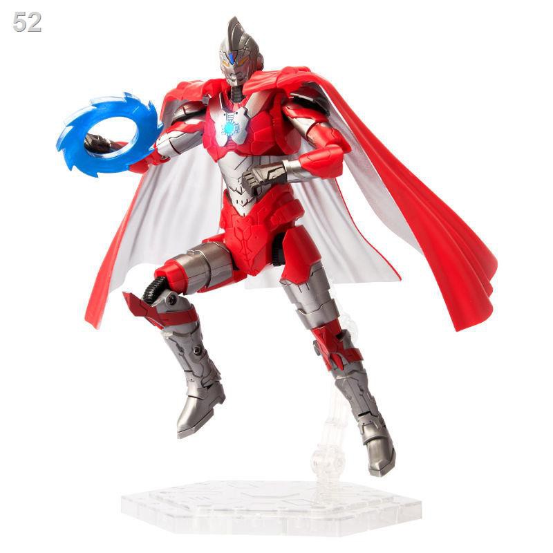 ☃♙ Ultraman Buatan Tangan Model Asli Bersama Super Bertindak Boneka ...