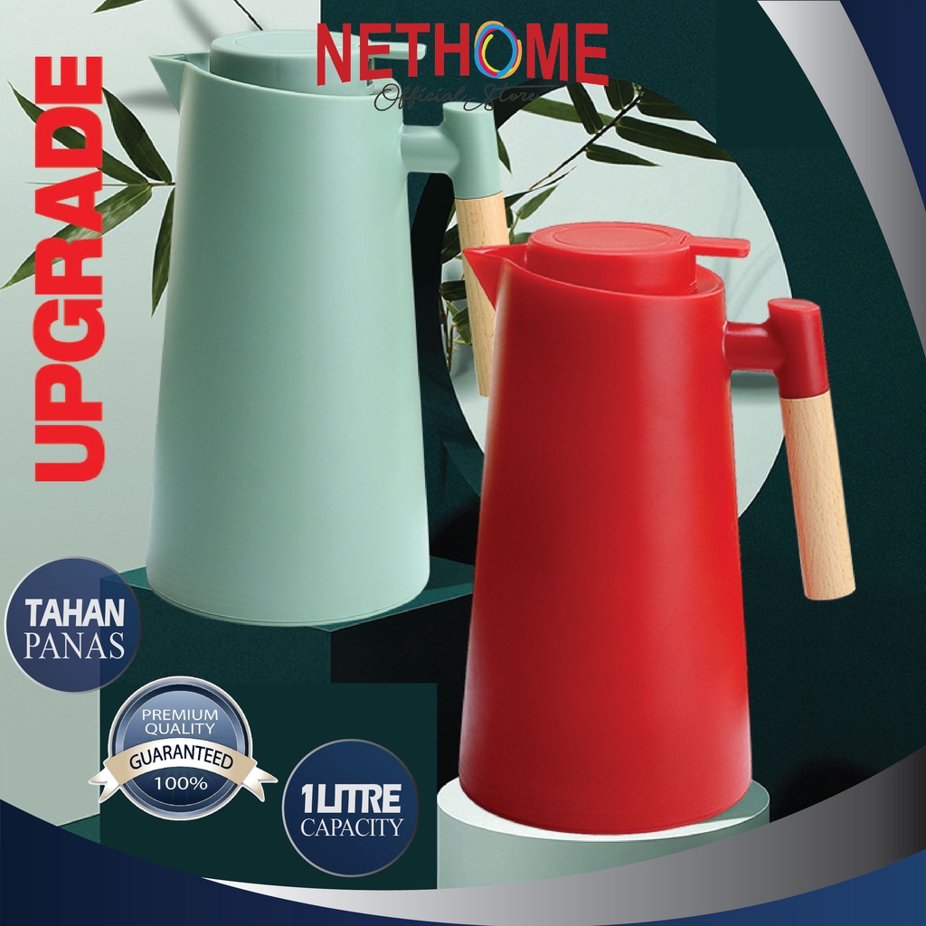 NEW Insulation Kettle 1 Litre (UPGRADE VERSION) Thermos Vacuum Flask ...