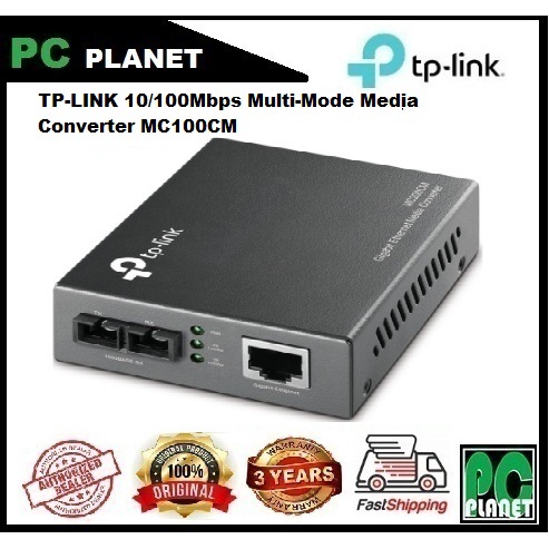 TP-LINK 10/100Mbps Multi-Mode Media Converter MC100CM | Shopee Malaysia