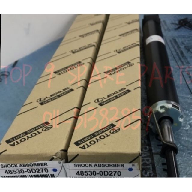 ORIGINAL TOYOTA VIOS NCP93 REAR ABSORBER L/R (1SET 2@PCS) (2007-2013 ...