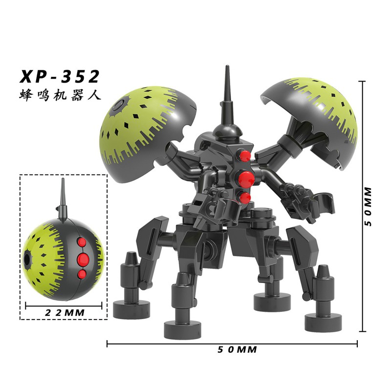 XP352 Starwar Series Buzzer Robot Minifigures Building Blocks DIY Kids ...