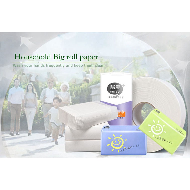 Toilet Tissues Big Roll Paper Facial Tissues Commercial Large Roll ...