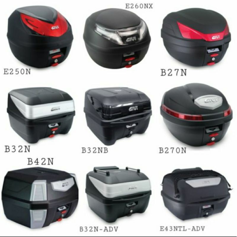 Givi Box B27N, B27N2,B270N B32N B32NB B34NT B42N B360NT E43NTL E250N2 , Monolock Top Case, Givi ...