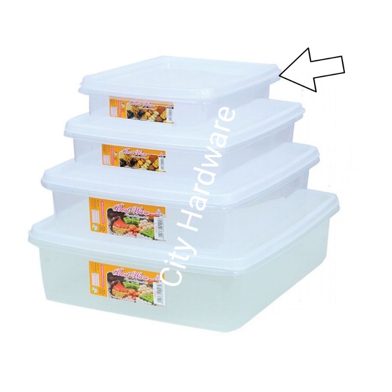 BESTWARE #4(3L) Plastic Container Bekas Plastik Freezer Box Food ...