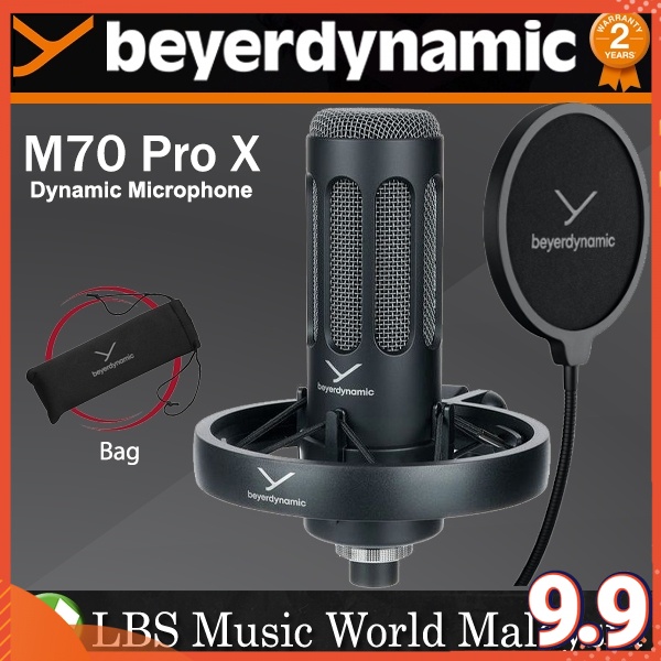 Beyerdynamic M 70 Pro X Large Dynamic Broadcast Microphone with Pop ...