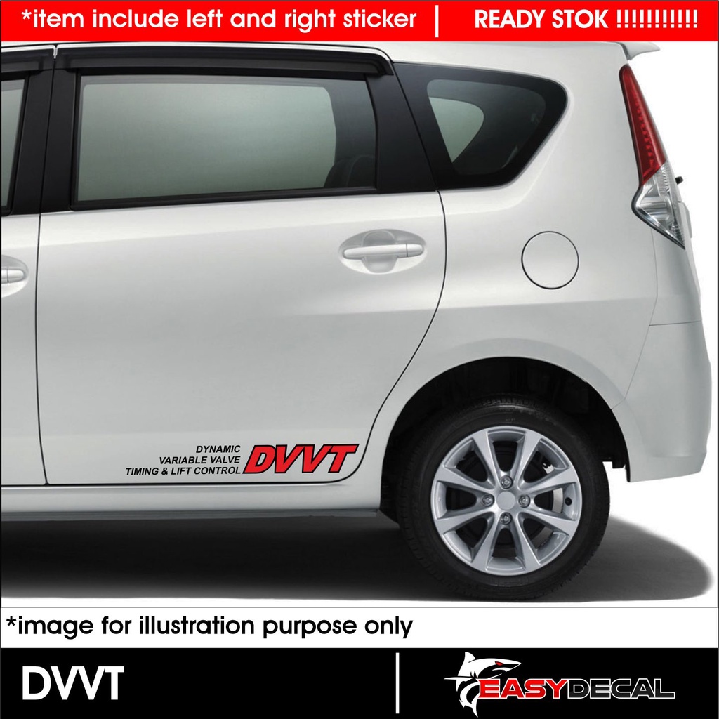 DVVT Sticker / Sticker Kerete / Cutting Sticker / Dual VVT Sticker ...
