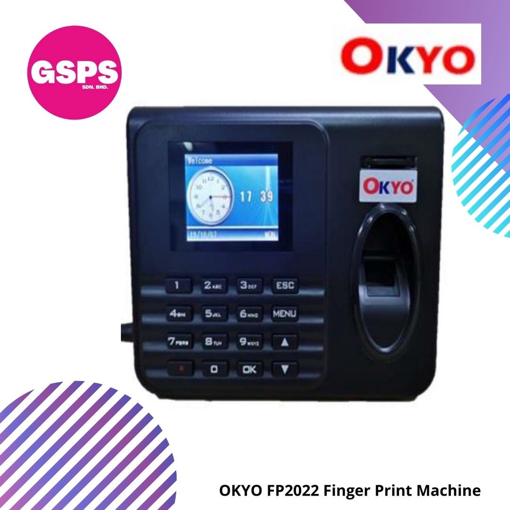OKYO FP2022 Finger Print Machine | Shopee Malaysia