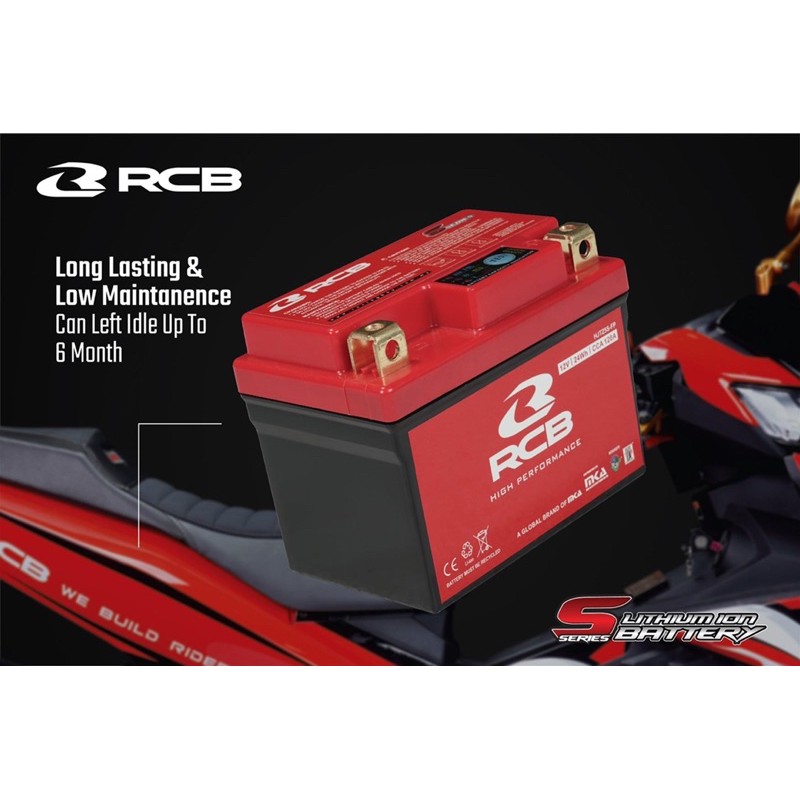 RCB Racing Boy Lithium Battery S1 (12v 24wh 120a) Universal | Shopee ...