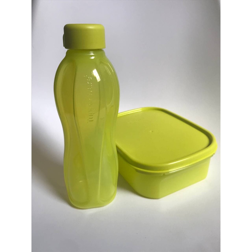 [READYSTOCK] Set Bajet Tupperware dan Botol Hijau (Bekal) | Shopee Malaysia
