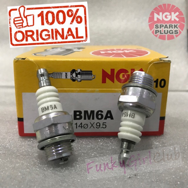 NGK 100% Original BM6A - Mesin Rumput - Spark Plug | Shopee Malaysia