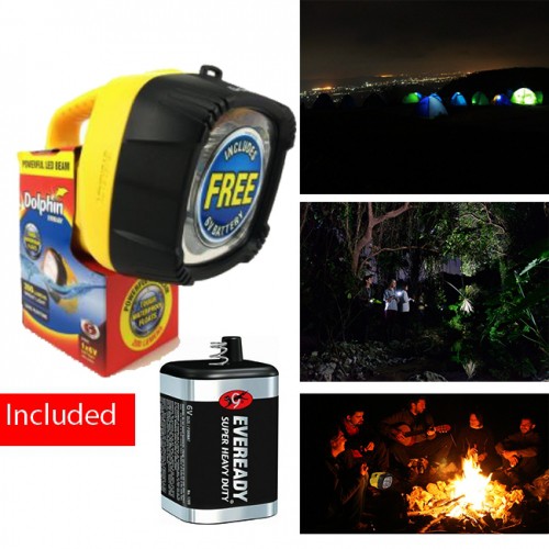 100% ORIGINAL Eveready Dolphin torch light 6V 200 LUMENS Waterproof ...
