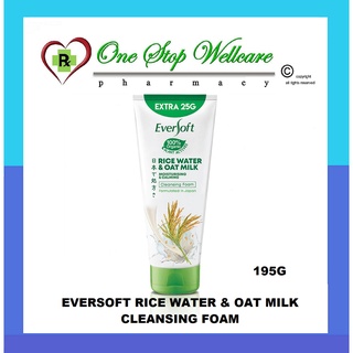 EVERSOFT CLEANSING FOAM (RICE WATER / GINKGO / AVOCADO / TOMATO) (195G ...