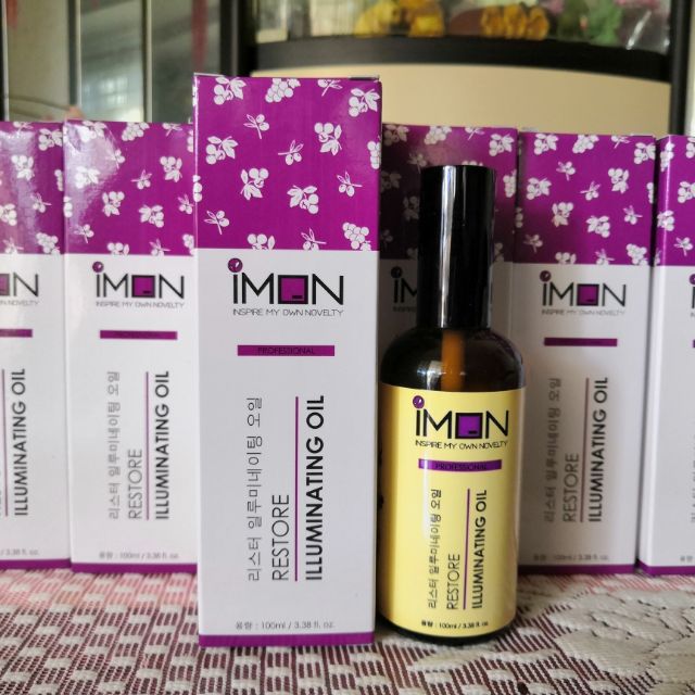Imon Restore Illumination Oil Hair Serum 100ml Original Ready Stock ...