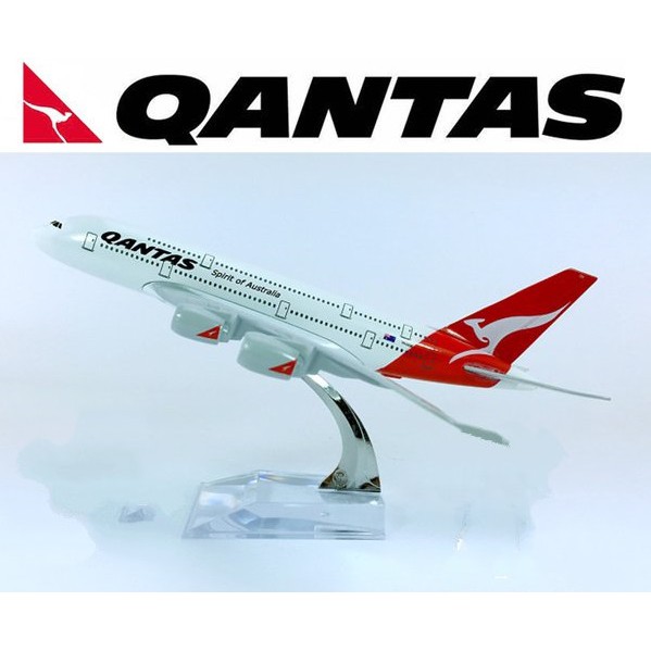 Qantas Airbus A380 18cm aircraft model Die Cast Collection (Pre-Order ...
