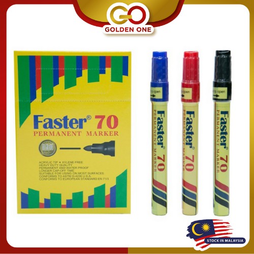 FASTER 70 PERMANENT MARKER/CHANGLI Permanent Marker Pen CAN REFILL INK ...