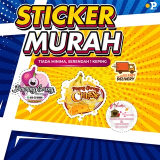 Custom Sticker Label | Shopee Malaysia