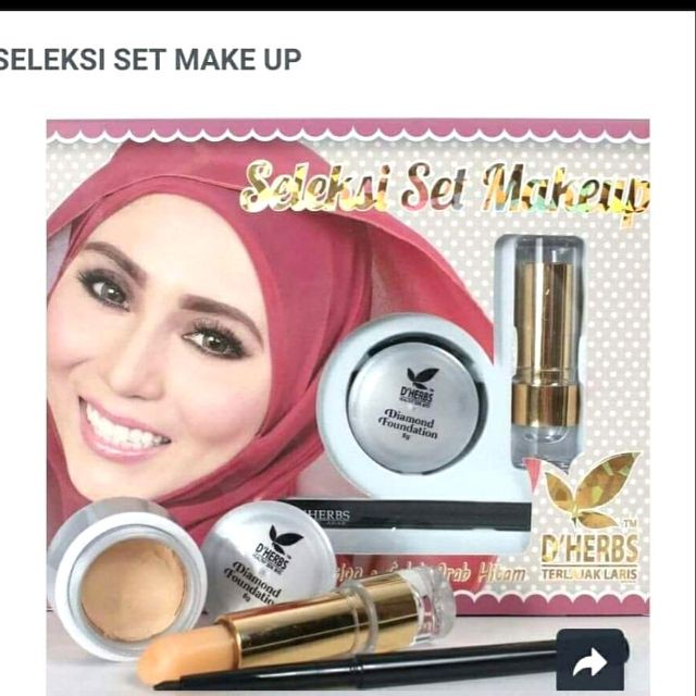 Set Makeup Dherbs Terbaru | Saubhaya Makeup