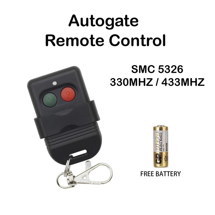 Autogate Remote Control SMC5326 330Mhz 433Mhz Auto Gate Wireless Remote ... Autogate Remote Control SMC5326 330Mhz 433Mhz Auto Gate Wireless Remote ...