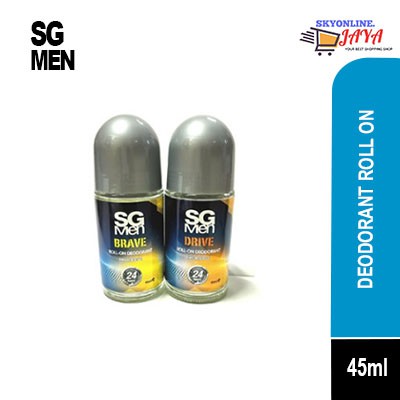 (NEW) Sg Men Deodorant Roll on 45ml-(Drive/Brave) | Shopee Malaysia