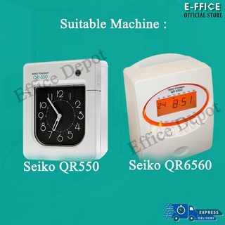 Effice Depot - Time Recorder - Seiko QR550/ Seiko QR-6560 Ribbon ...