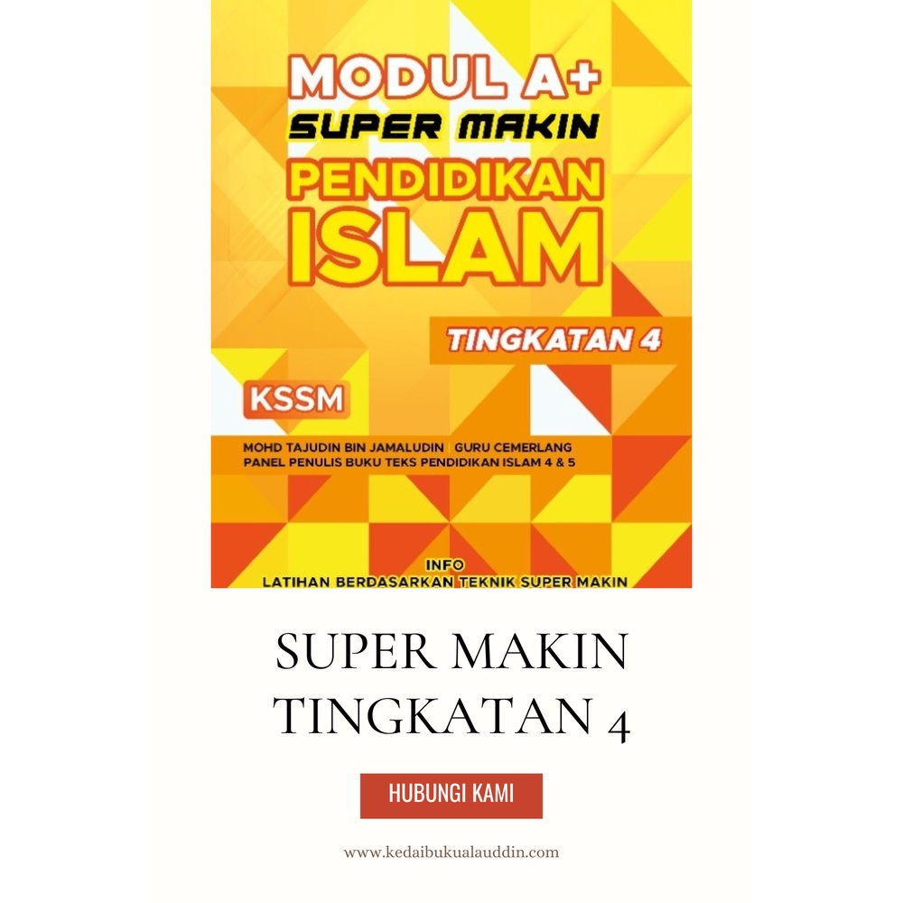 BUKU NOTA PENDIDIKAN ISLAM TINGKATAN 4 KSSM (Ditulis oleh penulis buku ...