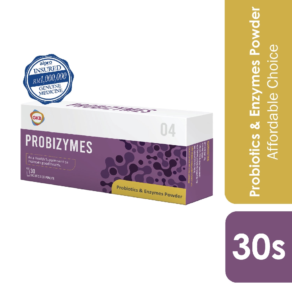 Alpro Pharmacy Exclusive - GKB Probizymes(Probiotic & Enzymes Powder ...