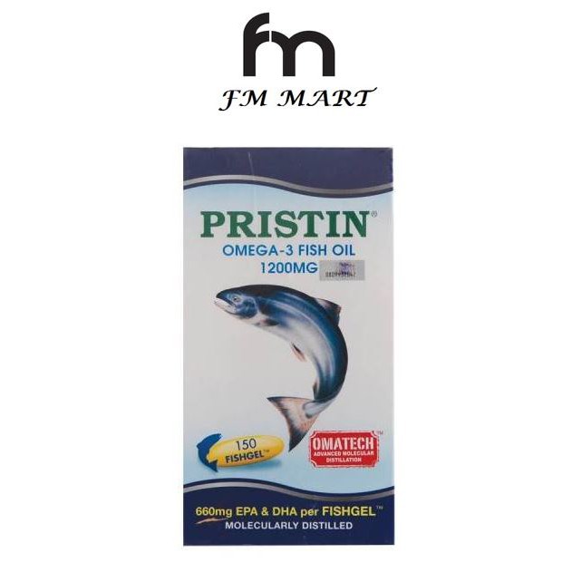 Pristin Omega-3 / Omega 3 Fish OIl 1200mg (150's) [Exp: 10/2023 ...