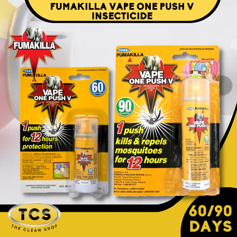 Fumakilla Vape One Push V Insecticide (60 / 90 days) | Shopee Malaysia