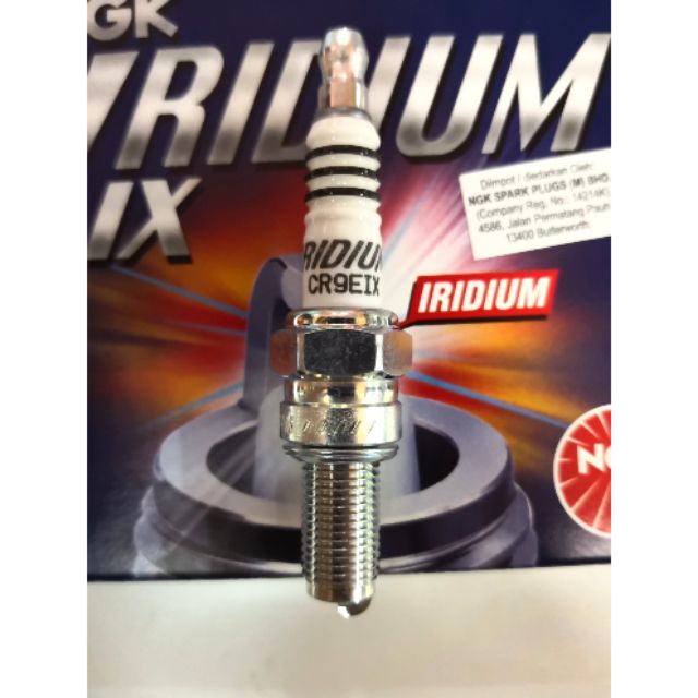 NGK Iridium IX Plug (CR9EIX) Y15ZR/RS150/LC135/FZ150 Spark Plug Racing Original CR9EIX/CR8EIX ...