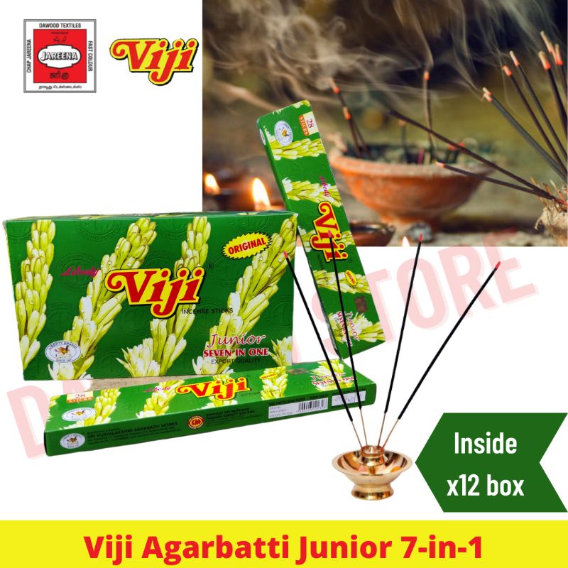 Viji Incense Sticks Agarbatti 1 Box (12) | Shopee Malaysia