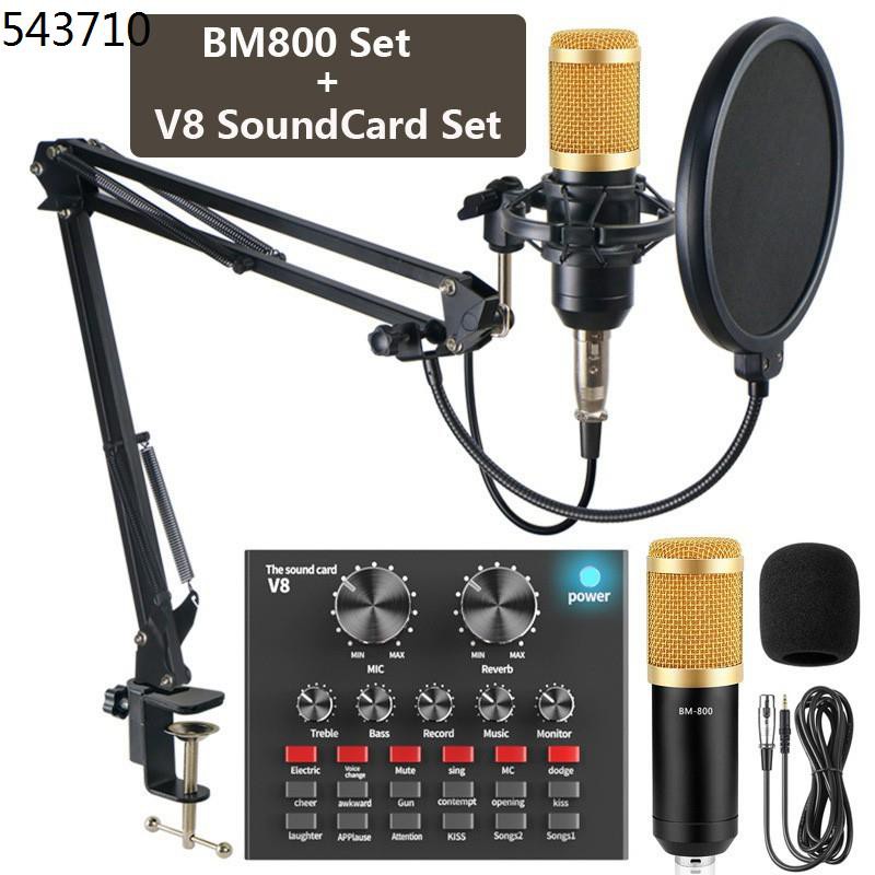 Microphone send today* full set bm800 microphone sound recording live ...