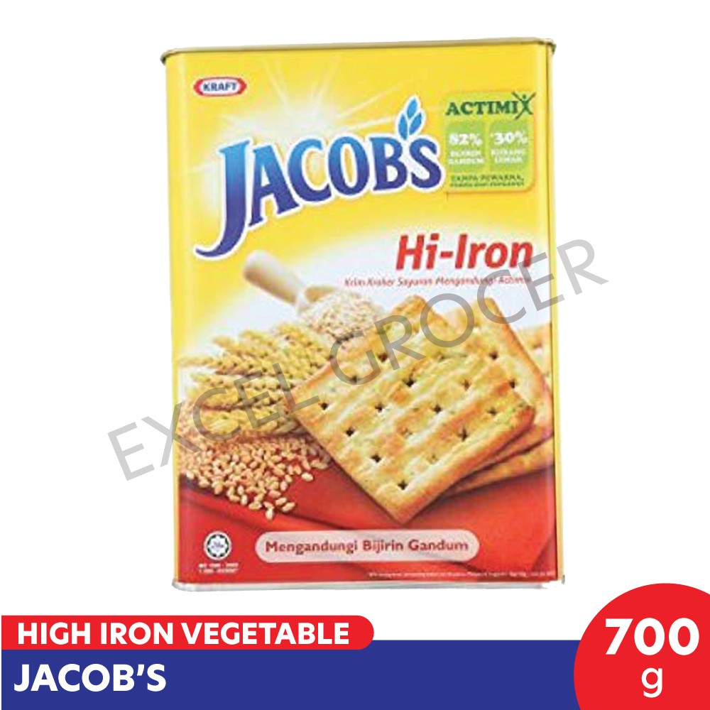 Kraft Jacob's High-Iron Vegetable Cream Cracker 700g | Shopee Malaysia