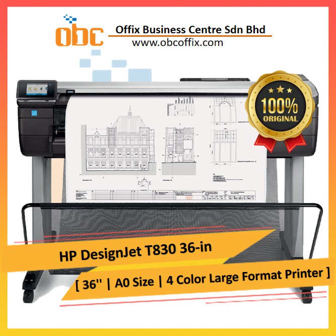 HP DesignJet T830 36-in MFP [ Plotter / Large Format Printer ] | Shopee ...