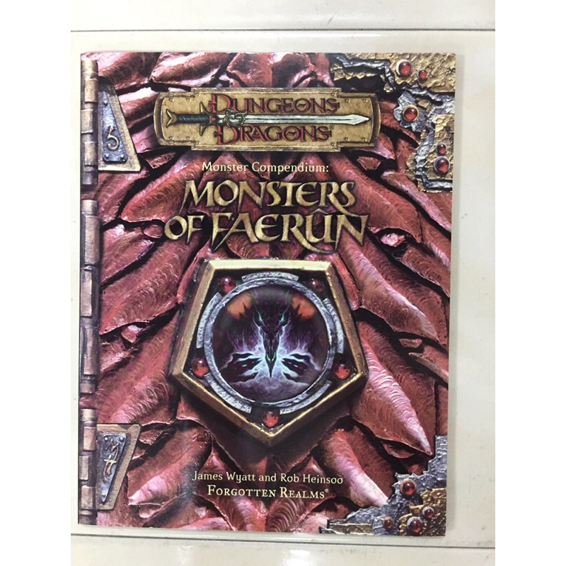 Dungeons & Dragons monster compendium monsters of faerun softcover ...