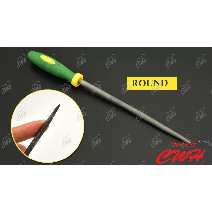 BERRYLION FILE CHISEL FLAT ROUND HALF ROUND SQUARE TRIANGLE 8" 20CM ...