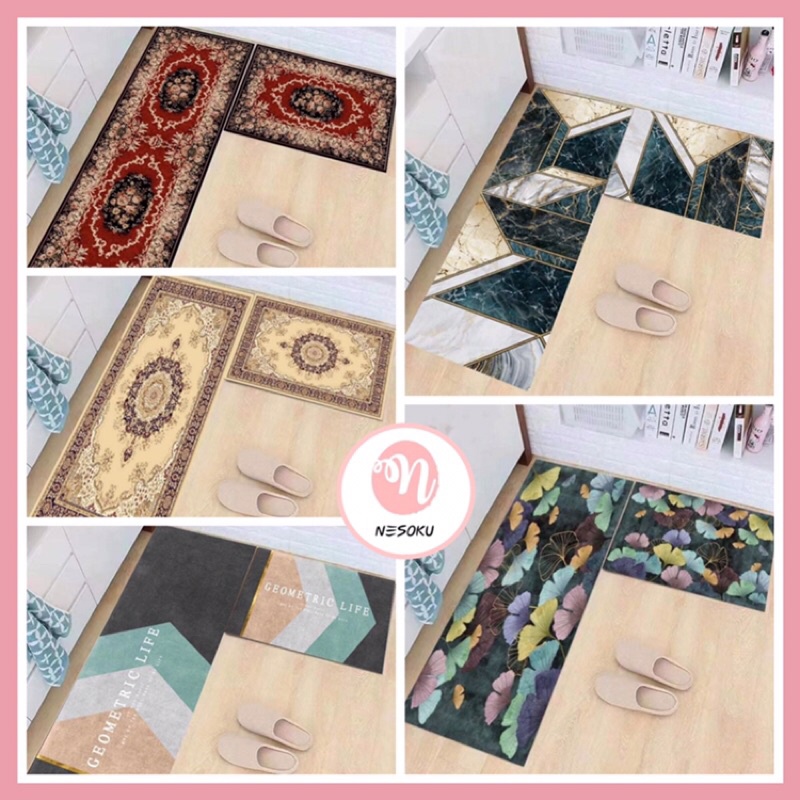 NESOKU Kitchen Mat 2pcs Lapik Kaki Dapur Alas Kaki Dapur Alas Kaki ...
