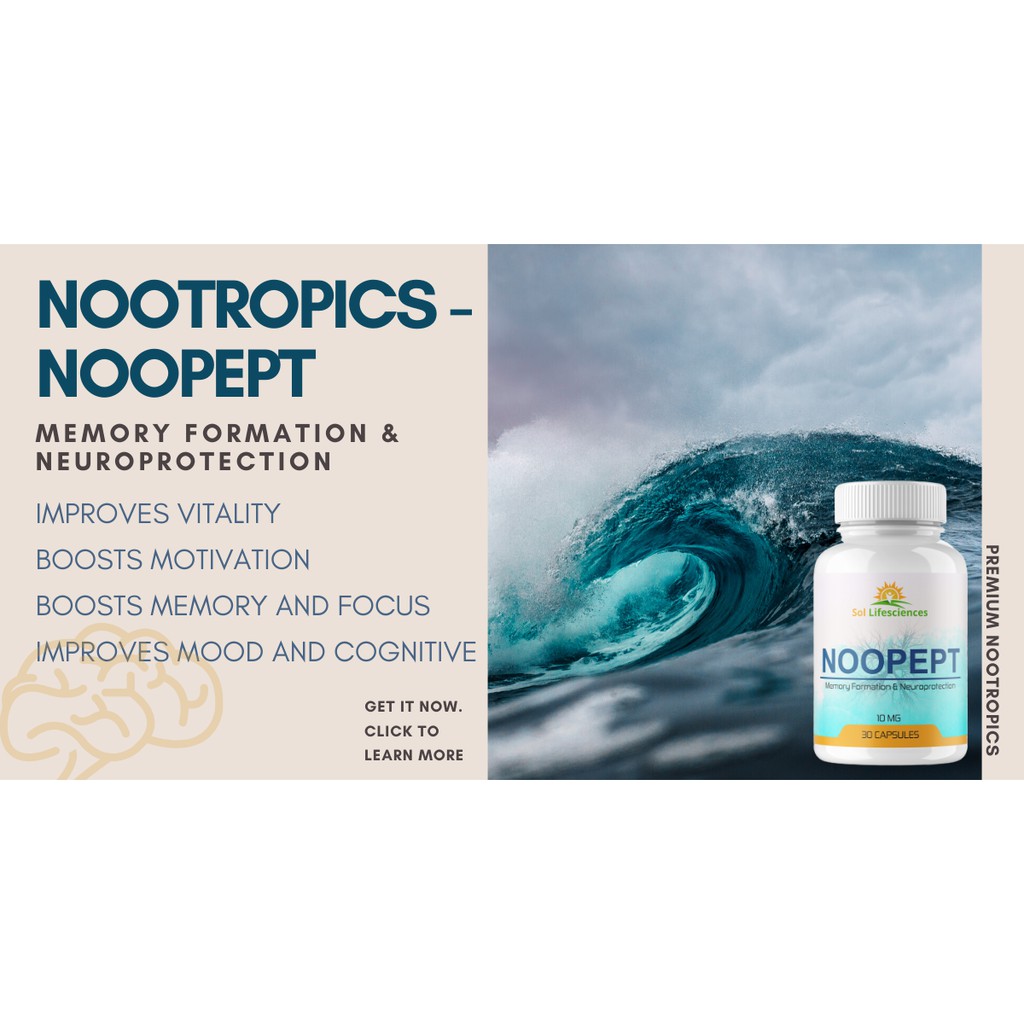 Nootropic (Noopept 10mg) 30 capsules/bottle