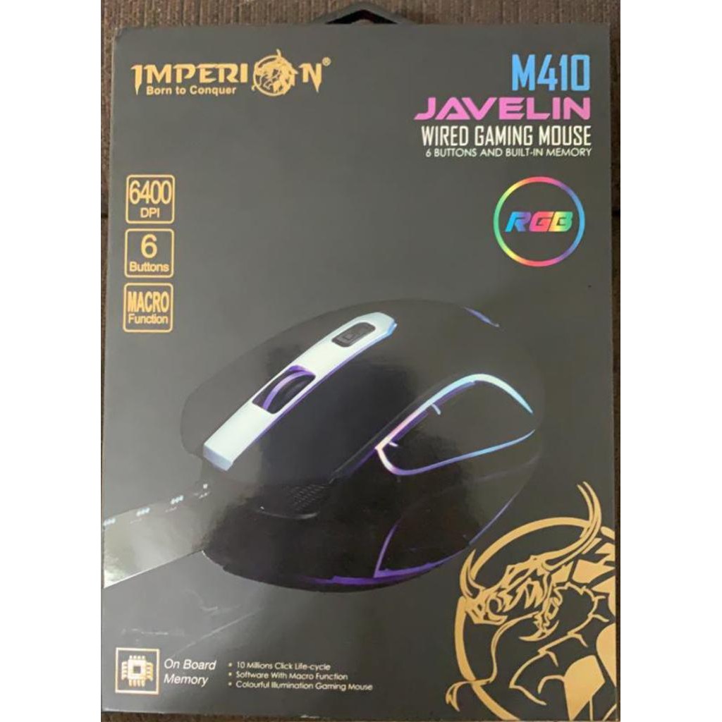 IMPERION GAMING MOUSE M410 JAVELIN | Shopee Malaysia