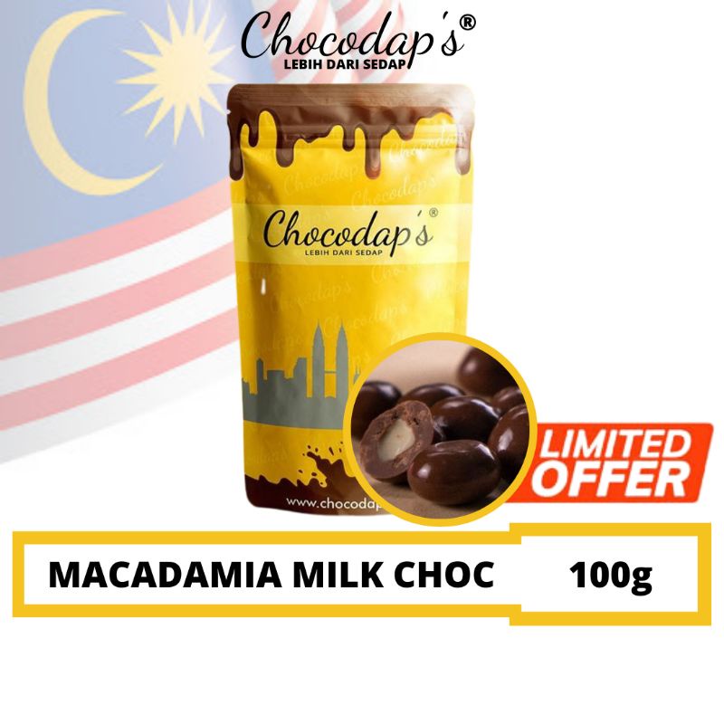 Chocodap's Premium Macadamia Milk Chocolate 100g [Ready Stock ...