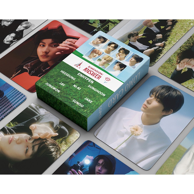 54pcs/box ENHYPEN Photocards DIMENSION : ANSWER 2022 Album LOMO Card ...