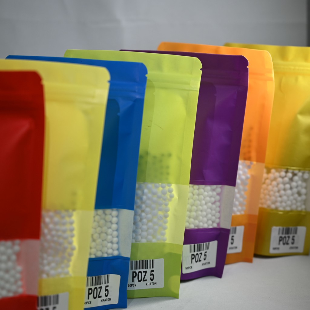Paper Bag/Ziplock Frosted Kraft paper with window/50pcs/ziplock bag ...
