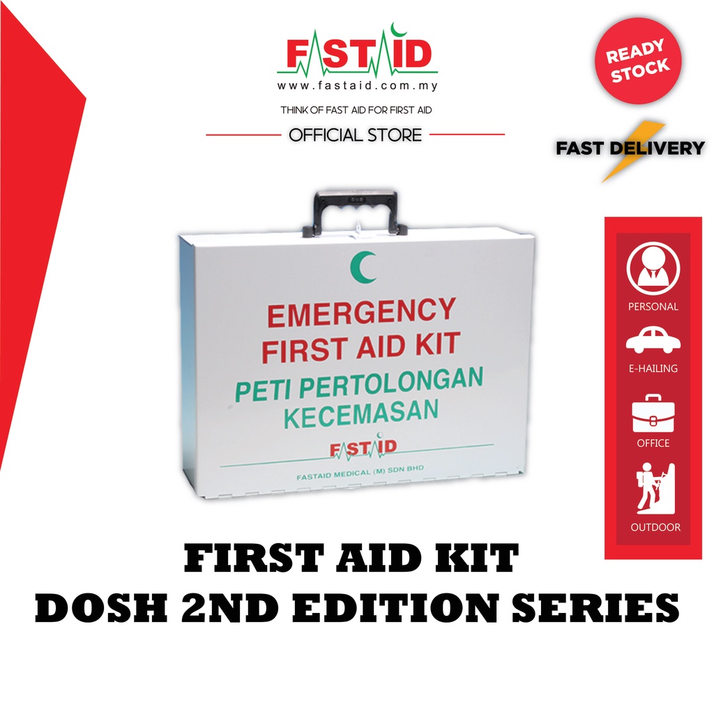 FIRST AID KIT DOSH 2ND EDITION SERIES (1-100 PAX) | Shopee Malaysia